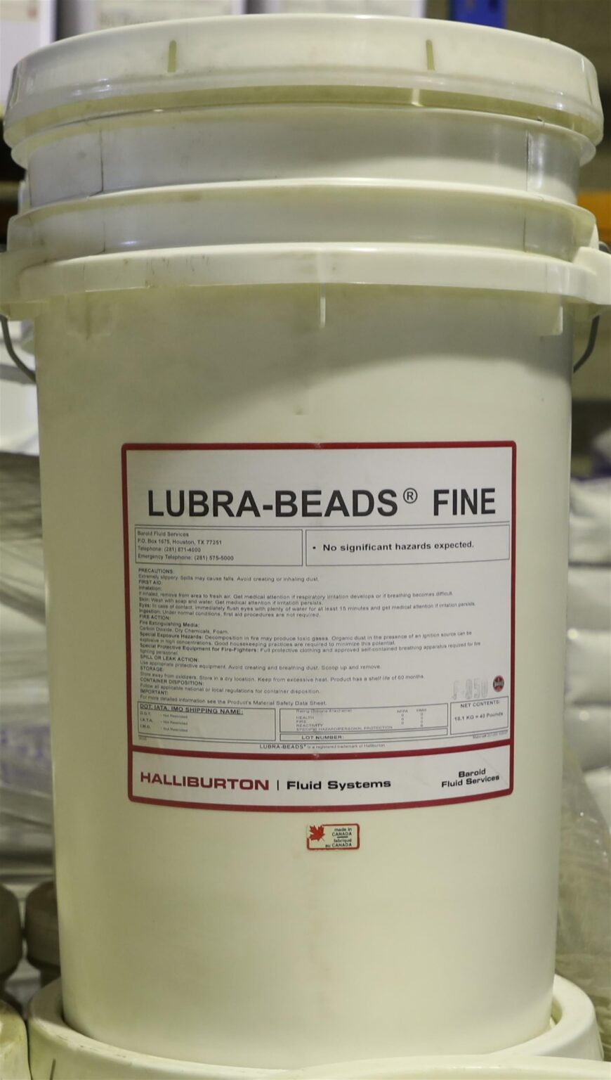 Lubra-Beads 40lb Drum - Drillers World Australia