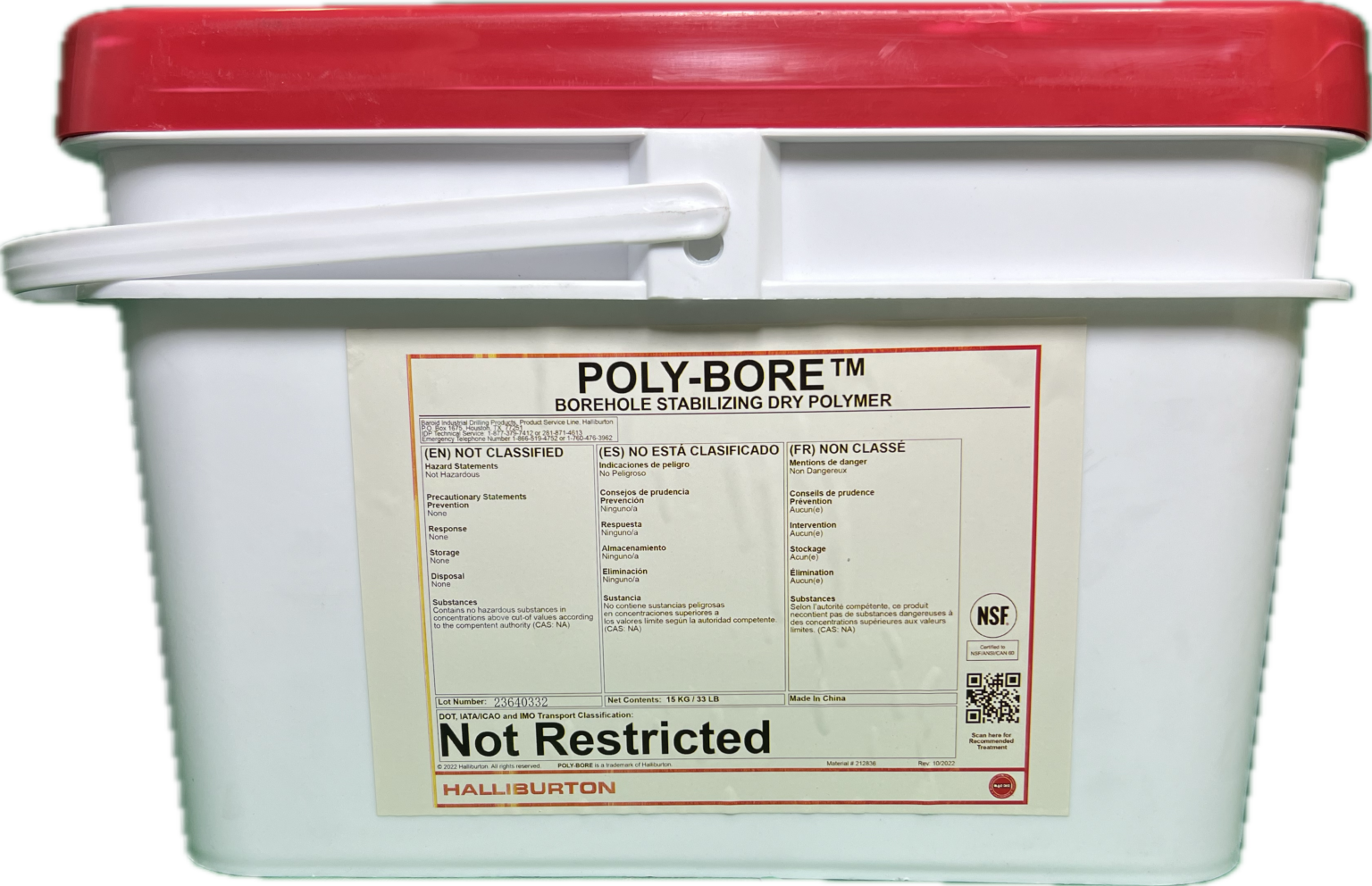 Polybore AZ 15kg Drum - Drillers World Australia