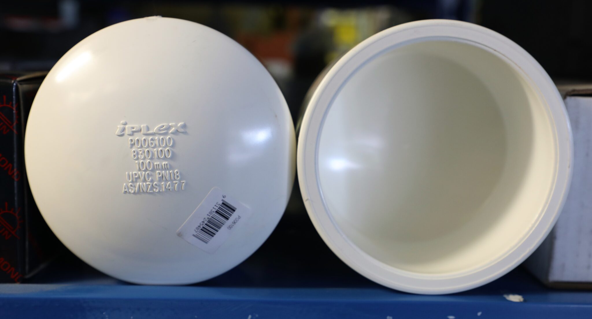 PVC50mm Push In Cap Spearpoint - Drillers World Australia